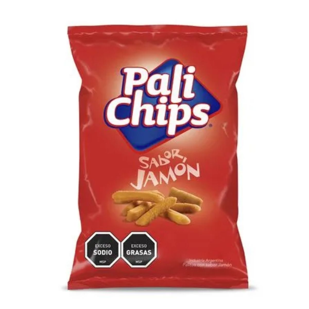 Pali chips jamon 70 gr - Licorería Alvear